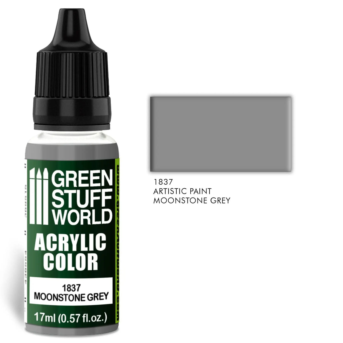 GreenStuffWorld Acrylic Paint: Moonstone Grey - Wandering Adventures